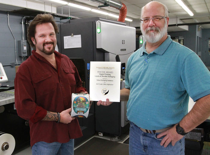 Make Your Food Labels Shine with Metallic Materials