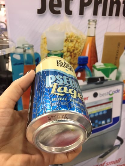 Coding Craft Beer Cans with Continuous Ink Jet Systems